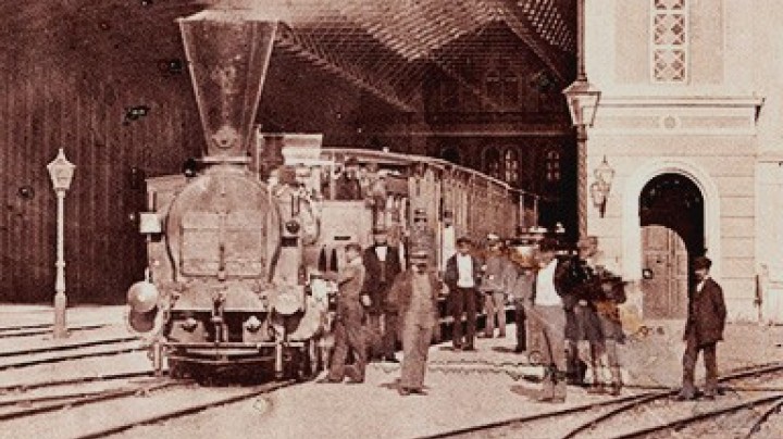 Andreas Groll: Kaiserin-Elisabeth-Bahnhof, 1860 | Die Welt der Habsburger